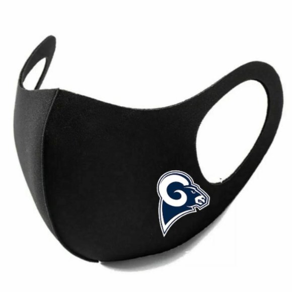 Handmade | Accessories | Los Angeles Rams Face Mask Washable Reusable ...